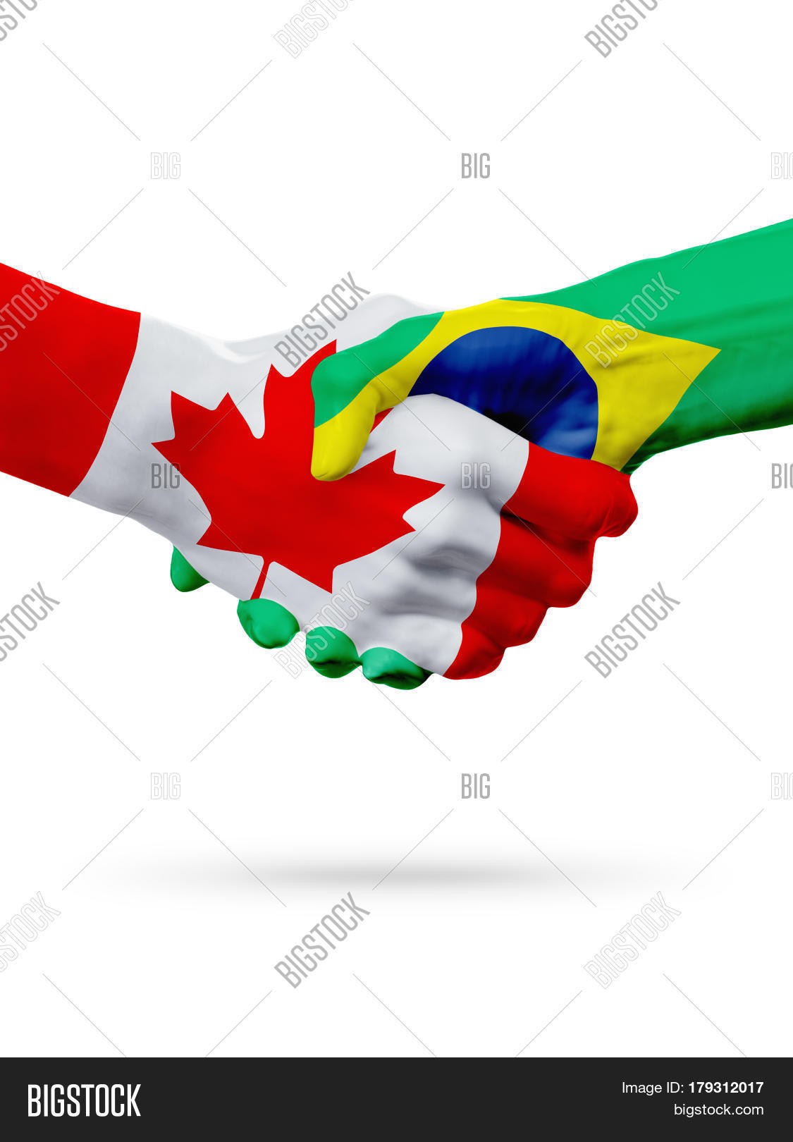Flags Canada Brazil Image & Photo (Free Trial) | Bigstock