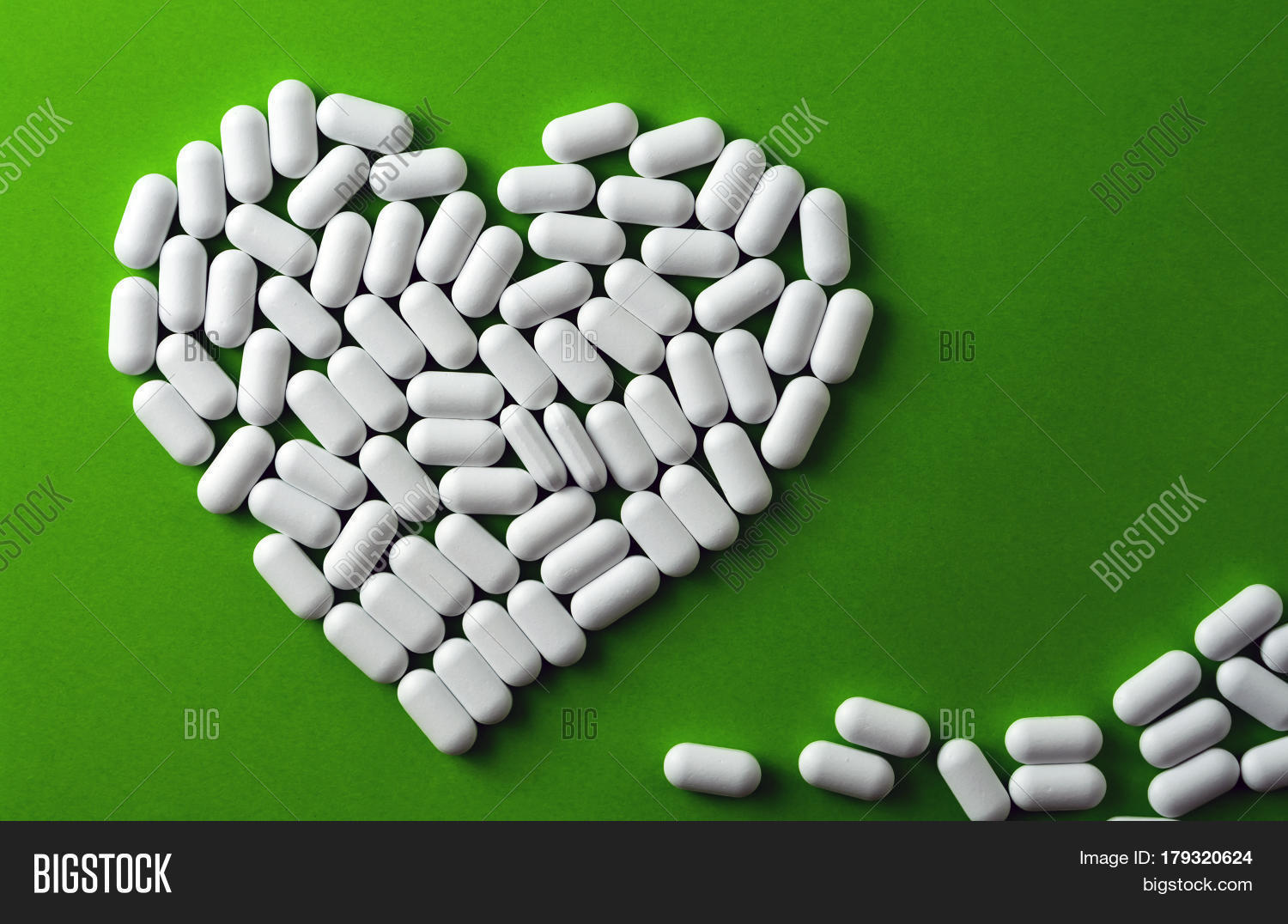 White Heart Made Pills Image & Photo (Free Trial) | Bigstock