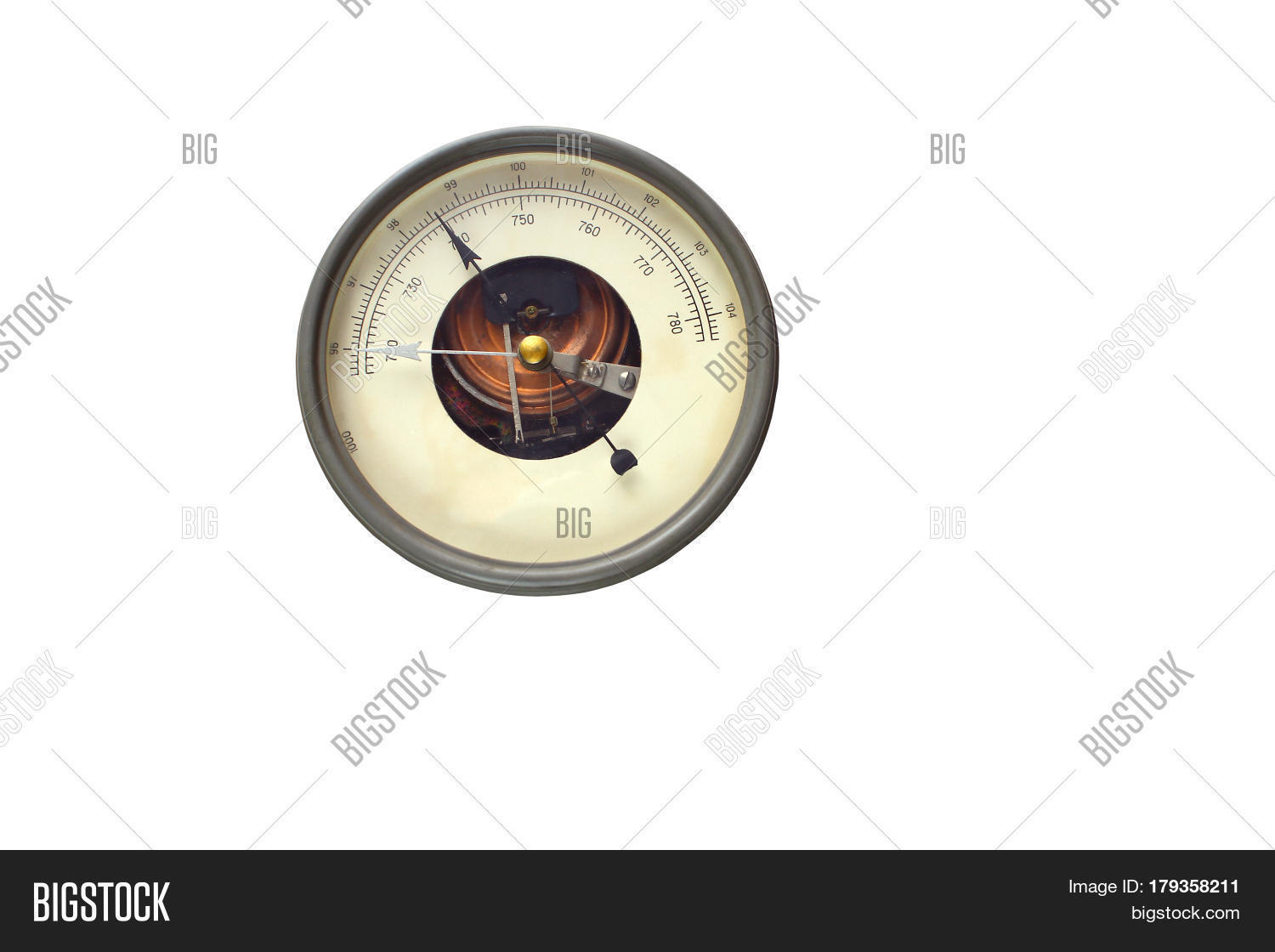 Old Round Barometer Image & Photo (Free Trial) | Bigstock