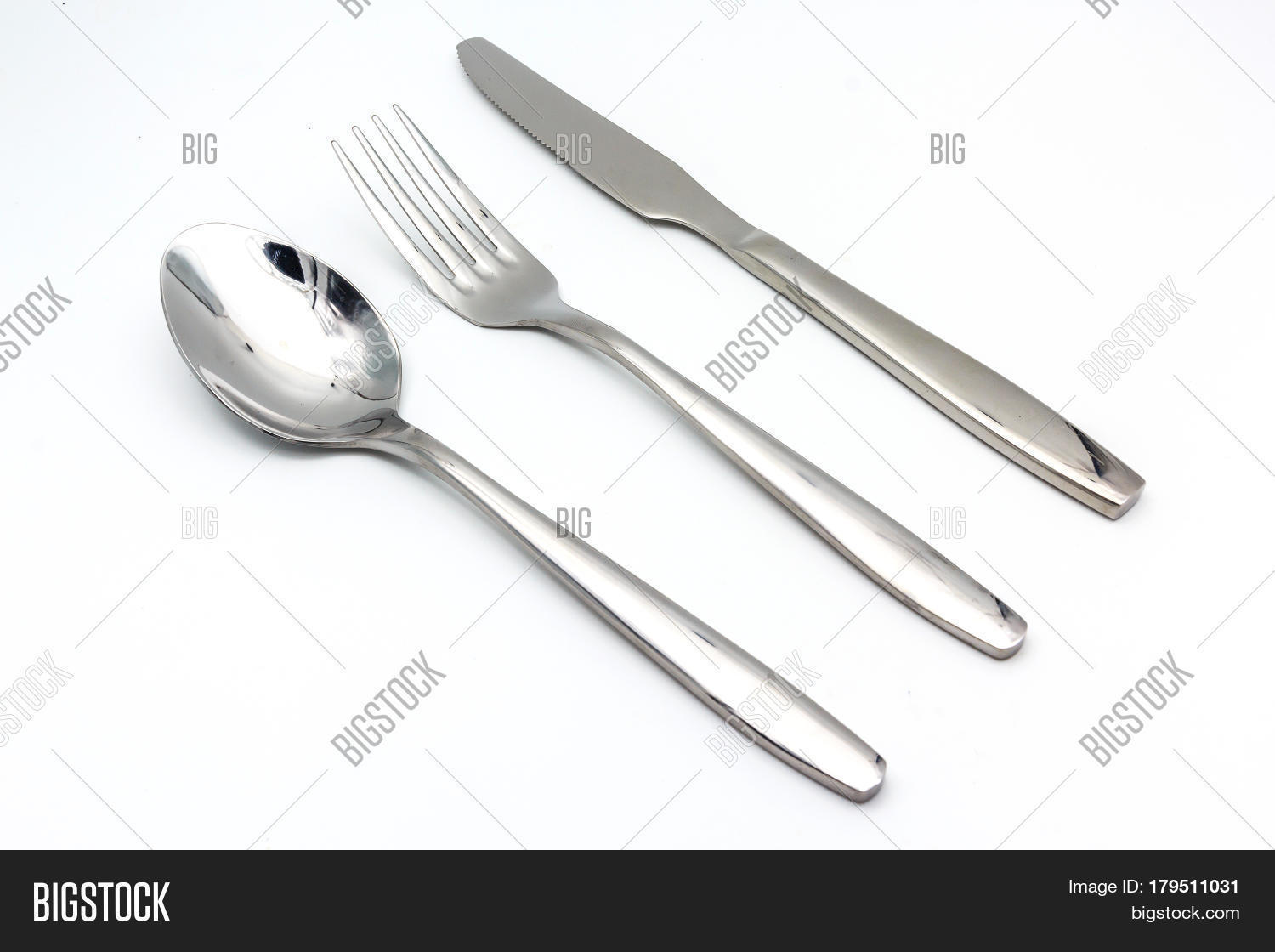 Cutlery Set Fork Knife Image & Photo (Free Trial) | Bigstock