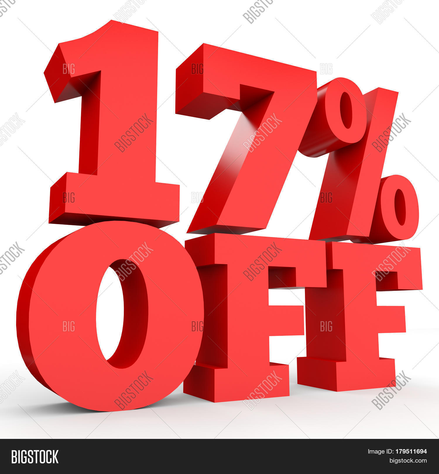Seventeen Percent Off Image & Photo (Free Trial) | Bigstock