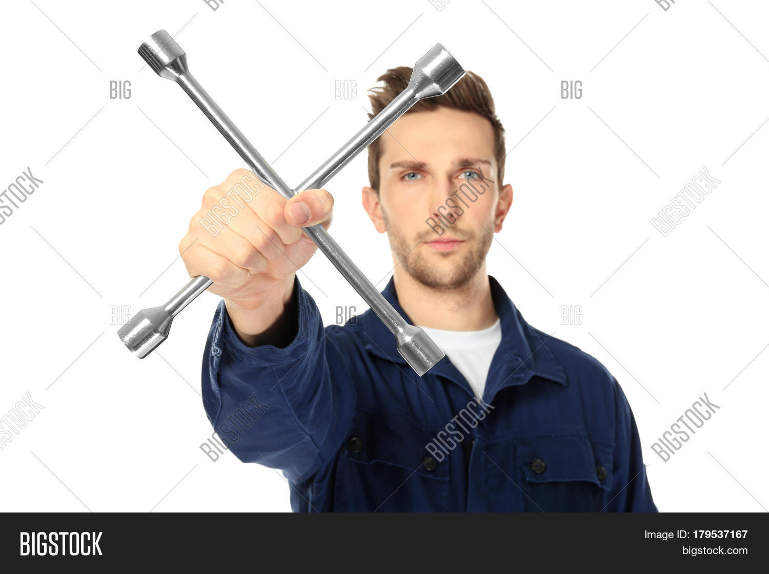 Handsome Auto Mechanic Image & Photo (Free Trial) | Bigstock