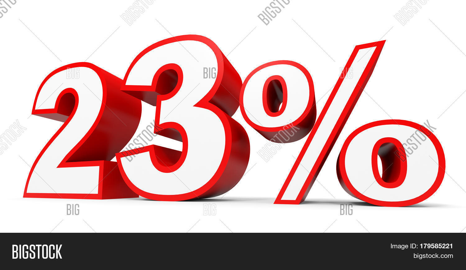 Twenty Three Percent Image & Photo (Free Trial) | Bigstock