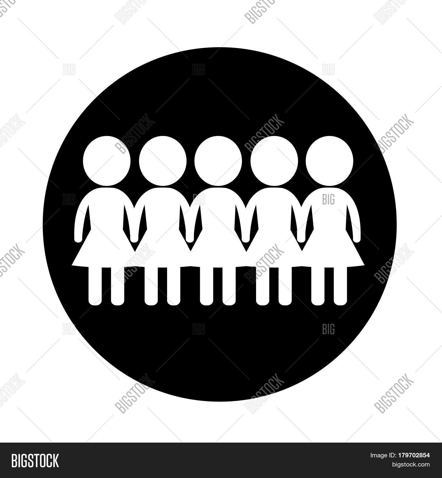 Images Pictogram Girl Vector & Photo (Free Trial) | Bigstock