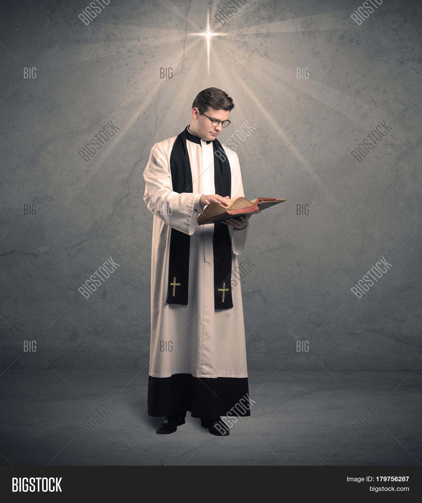 Young Male Priest Image & Photo (Free Trial) | Bigstock