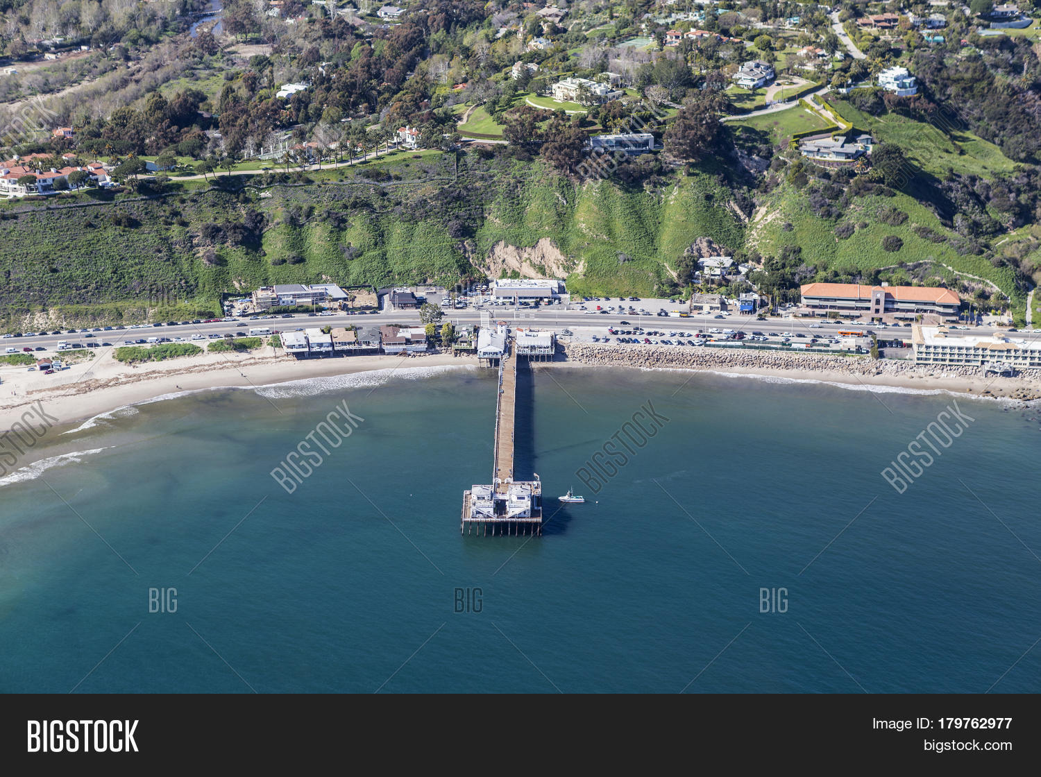 Aerial Malibu Pier Image & Photo (Free Trial) | Bigstock