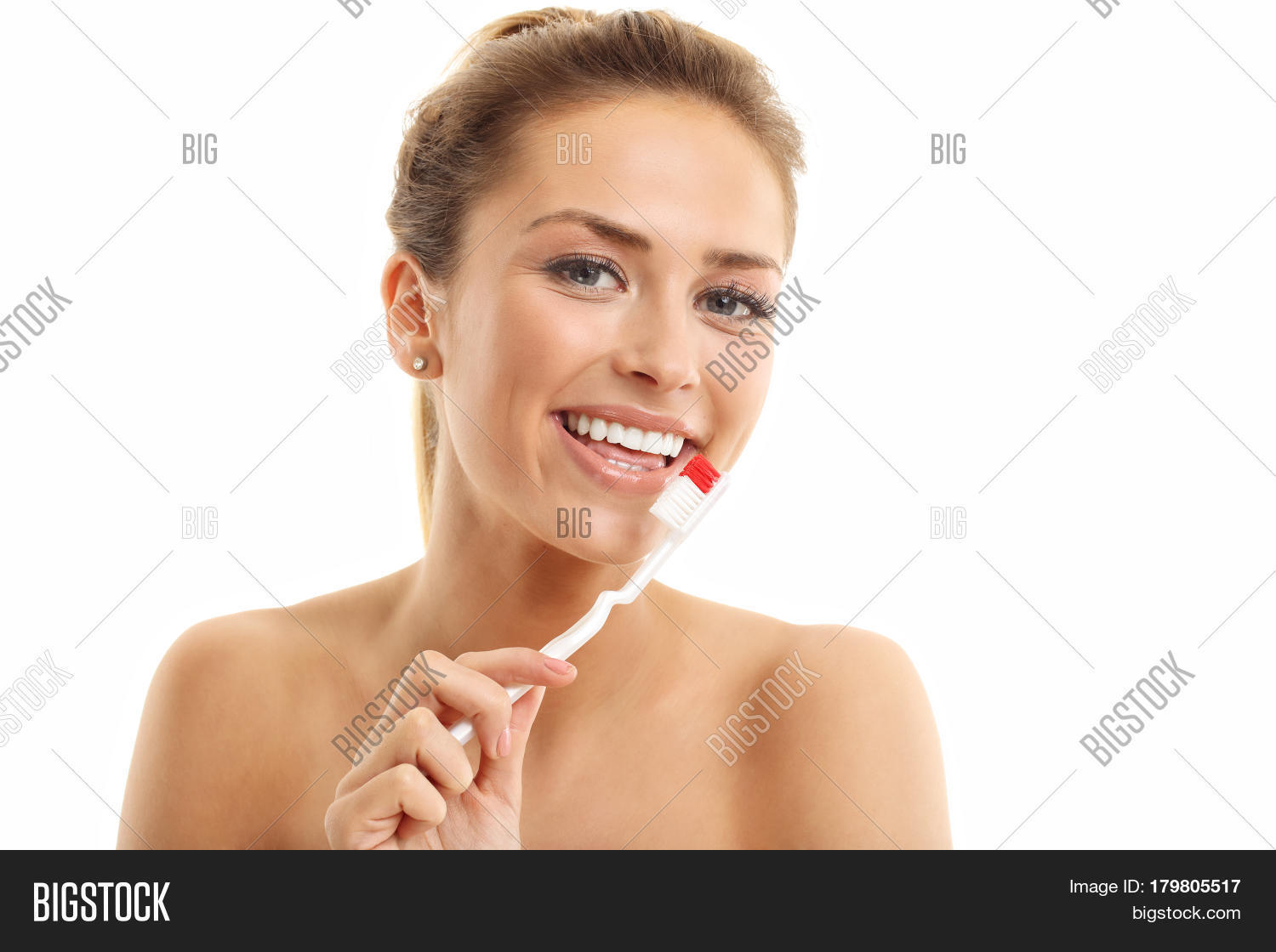 Adult Woman Toothbrush Image & Photo (Free Trial) | Bigstock