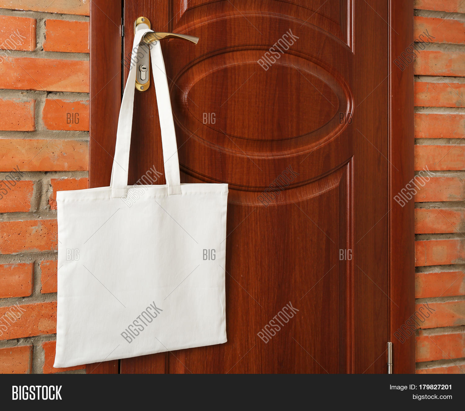 Textile Bag Hanging On Image & Photo (Free Trial) | Bigstock