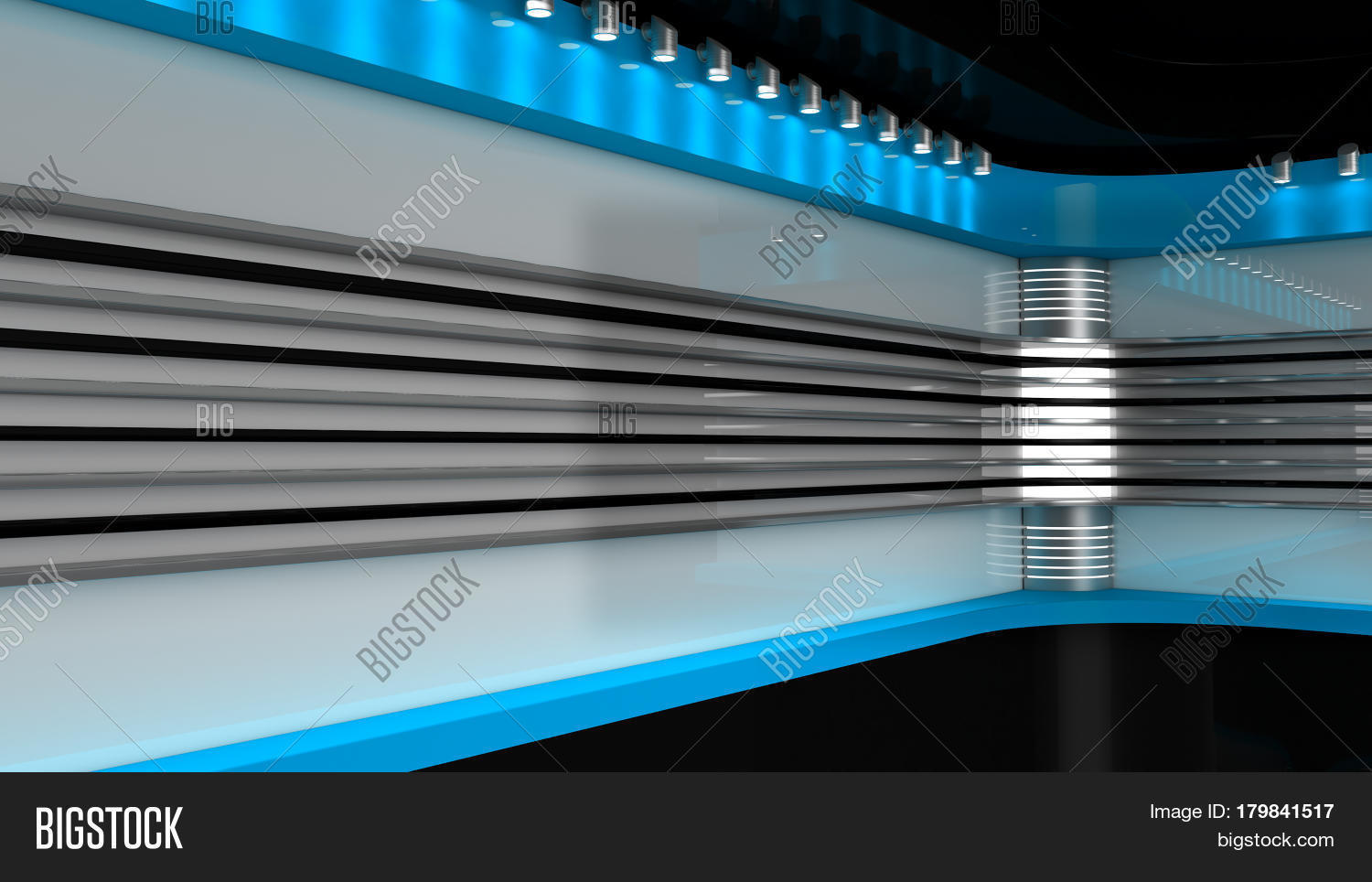 Tv Studio. Red Studio Image & Photo (Free Trial) | Bigstock