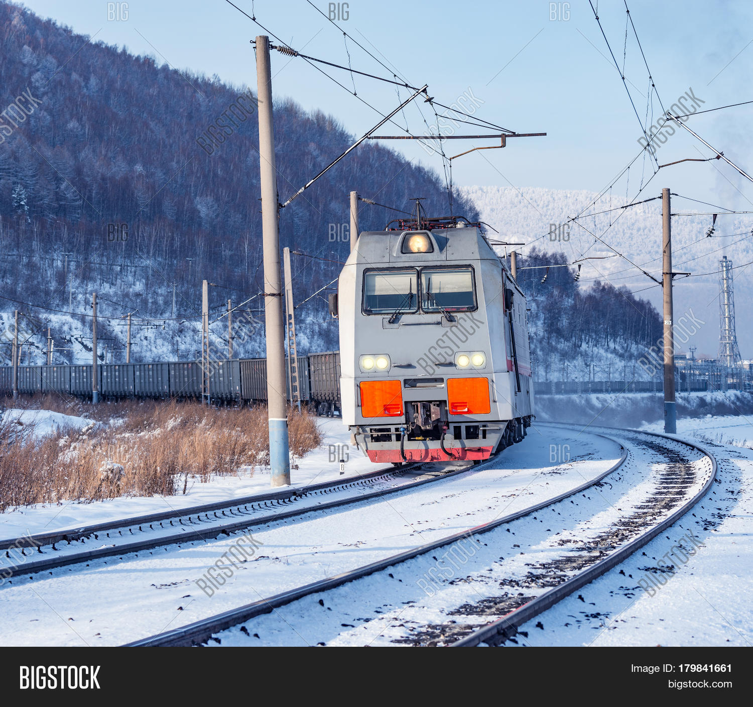 Freight Train Moves Image & Photo (Free Trial) | Bigstock