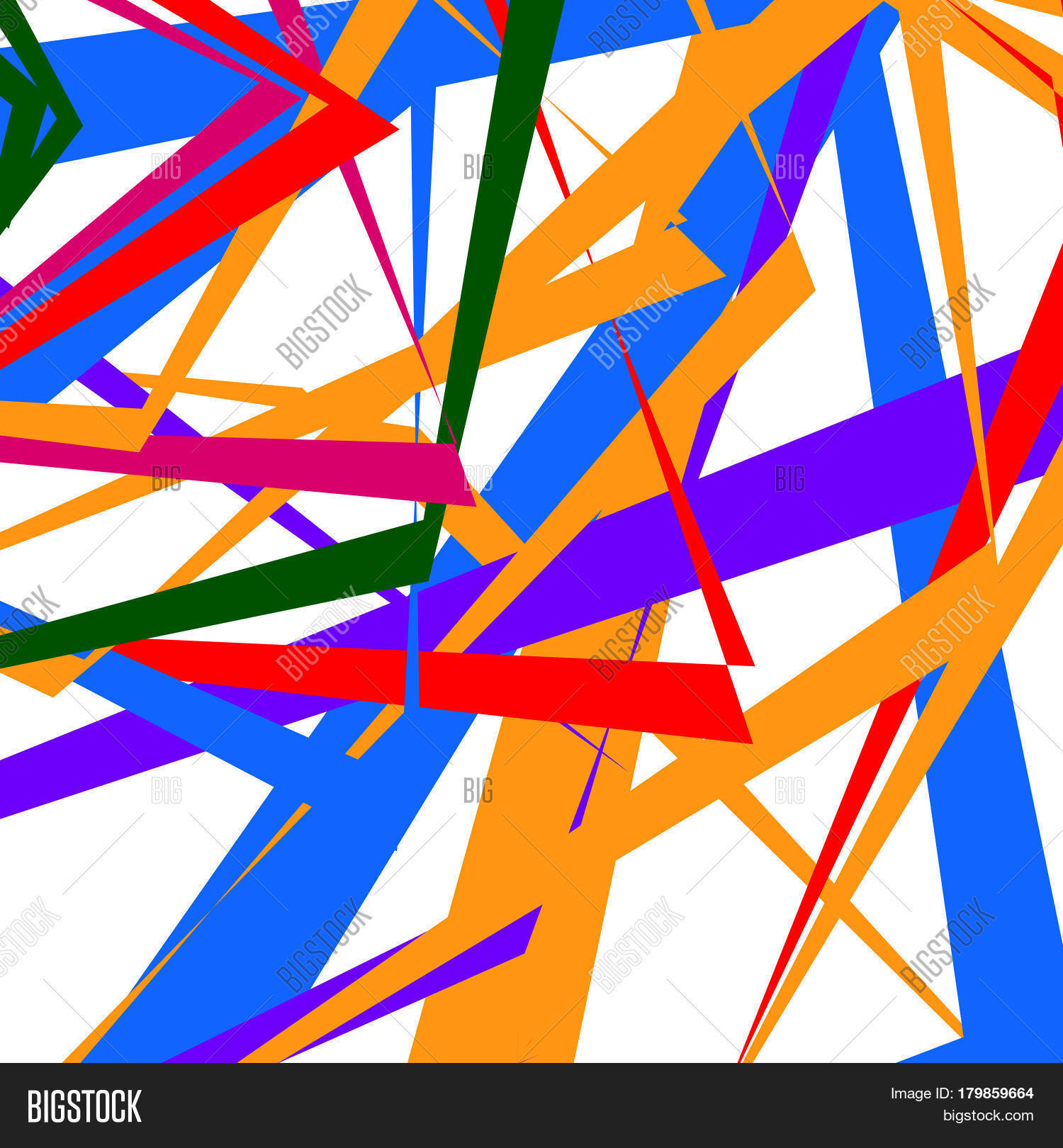 Colorful Random Edgy Vector & Photo (Free Trial) | Bigstock