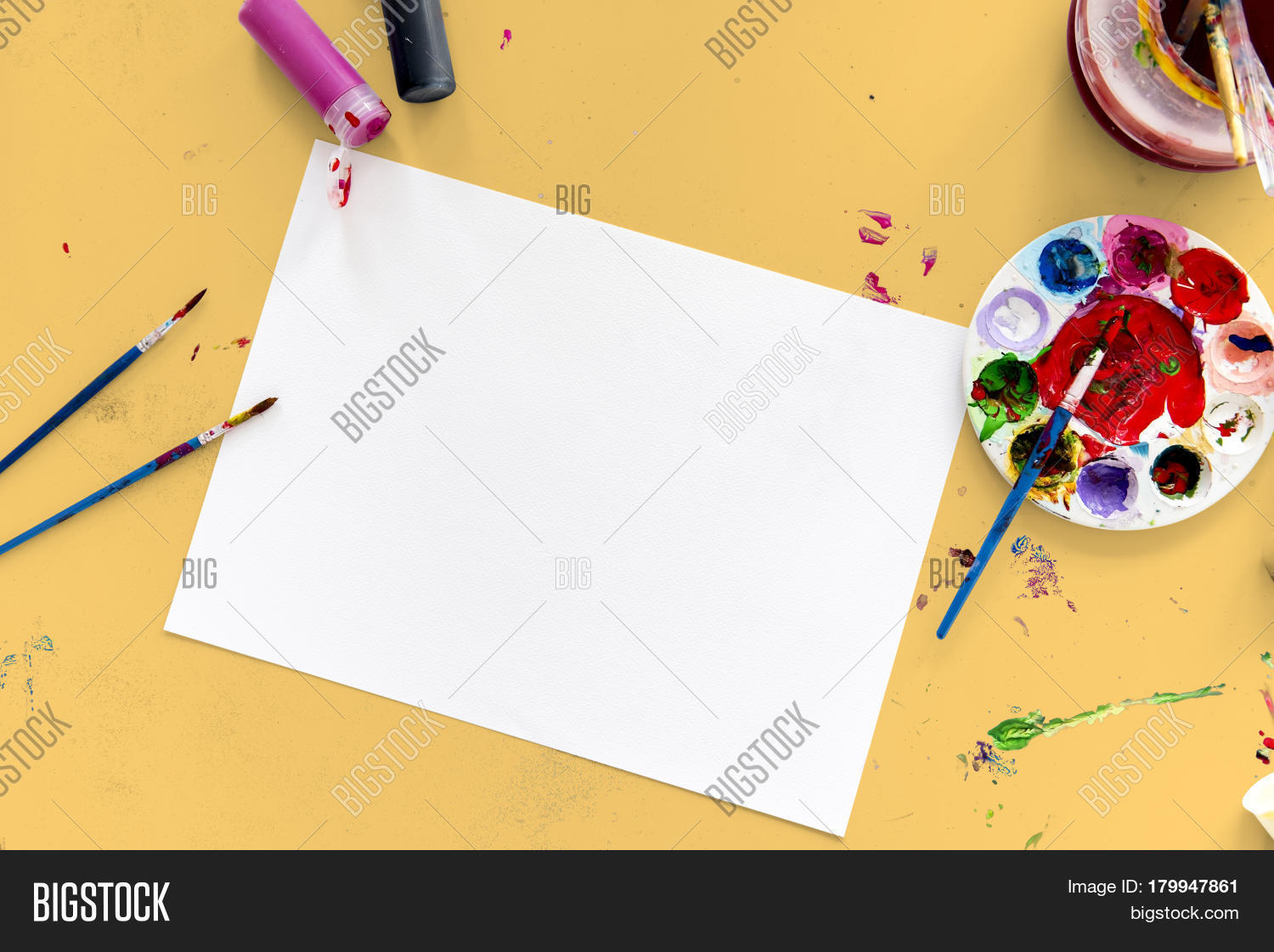 Acrylic Color Drawing Image & Photo (Free Trial) | Bigstock