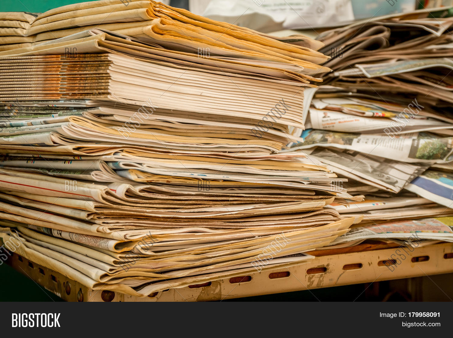 Stacks Of Magazines