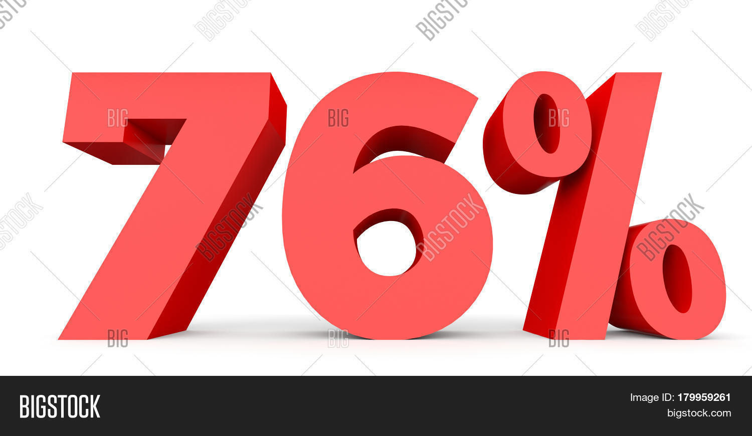 Seventy Six Percent Image & Photo (Free Trial) | Bigstock