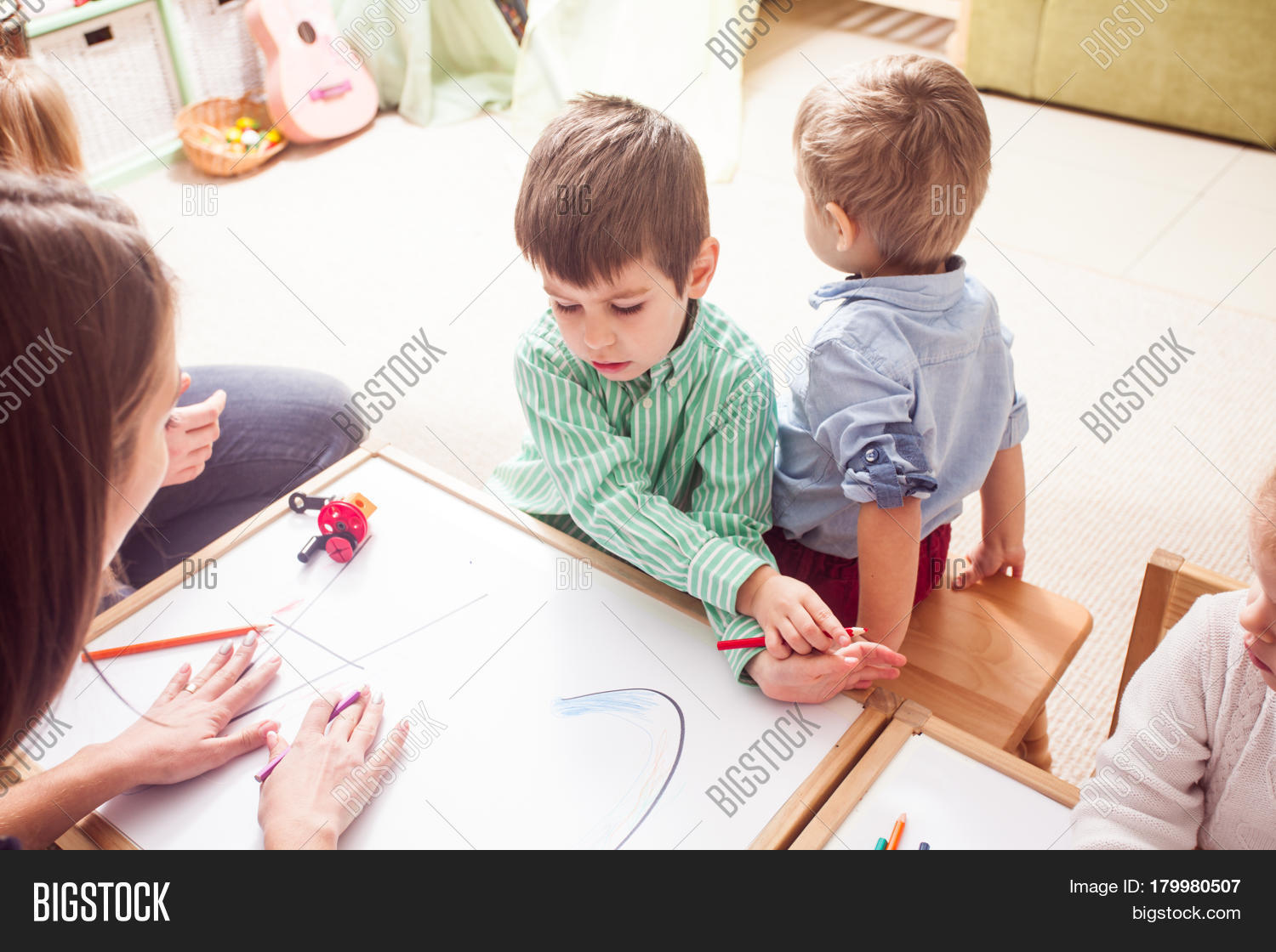 Overhead View Children Image & Photo (Free Trial) | Bigstock