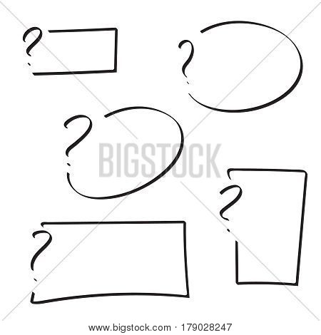 Set Vector Question Vector & Photo (Free Trial) | Bigstock