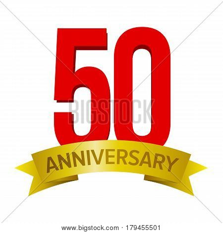 Big Red Number 50 Vector & Photo (Free Trial) | Bigstock
