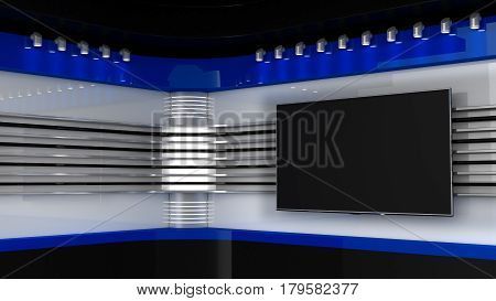 Tv Studio. Red Studio Image & Photo (Free Trial) | Bigstock
