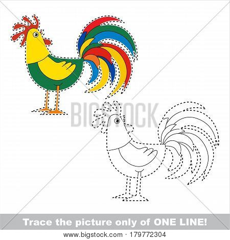 Cock. Dot Dot Vector & Photo (Free Trial) | Bigstock