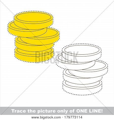 Gold Coins. Dot Dot Vector & Photo (Free Trial) | Bigstock