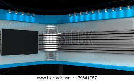 Tv Studio. Red Studio Image & Photo (Free Trial) | Bigstock