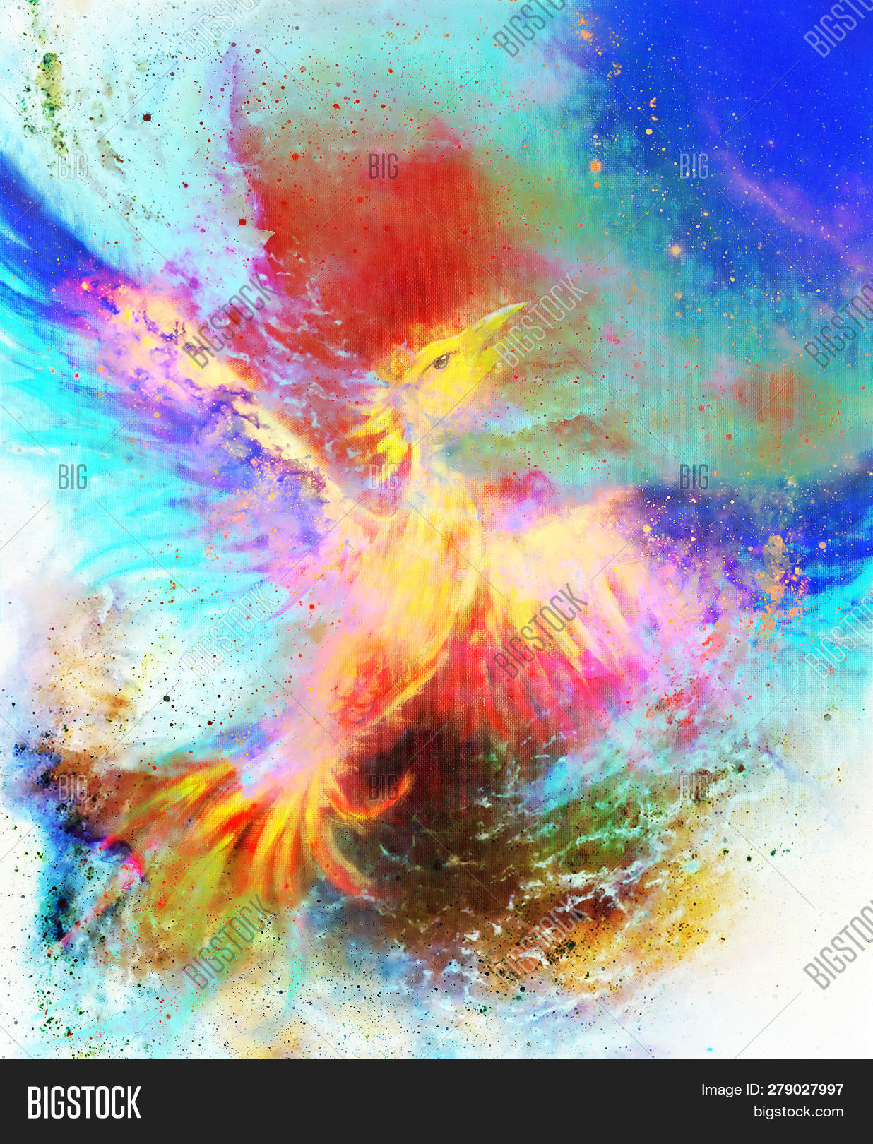 Flying Phoenix Bird Image & Photo (Free Trial) | Bigstock