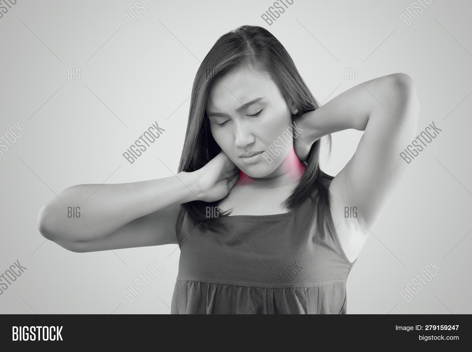 Woman Who Having Pain Image & Photo (Free Trial) | Bigstock