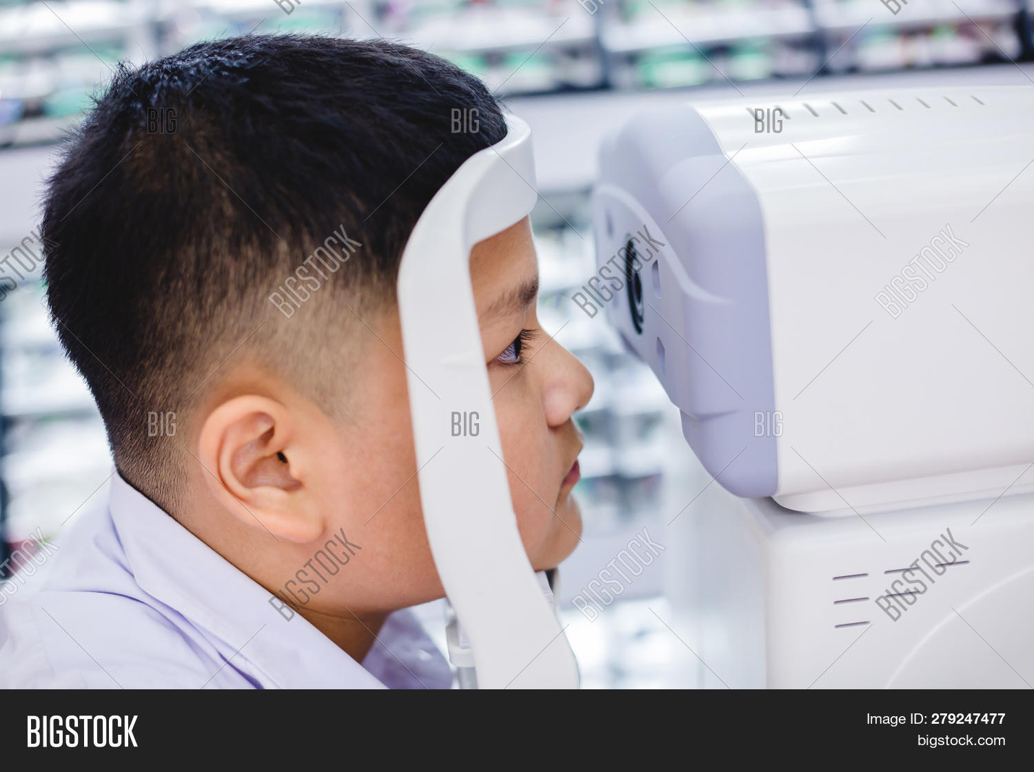 Eyesight Check. Asian Image & Photo (Free Trial) | Bigstock