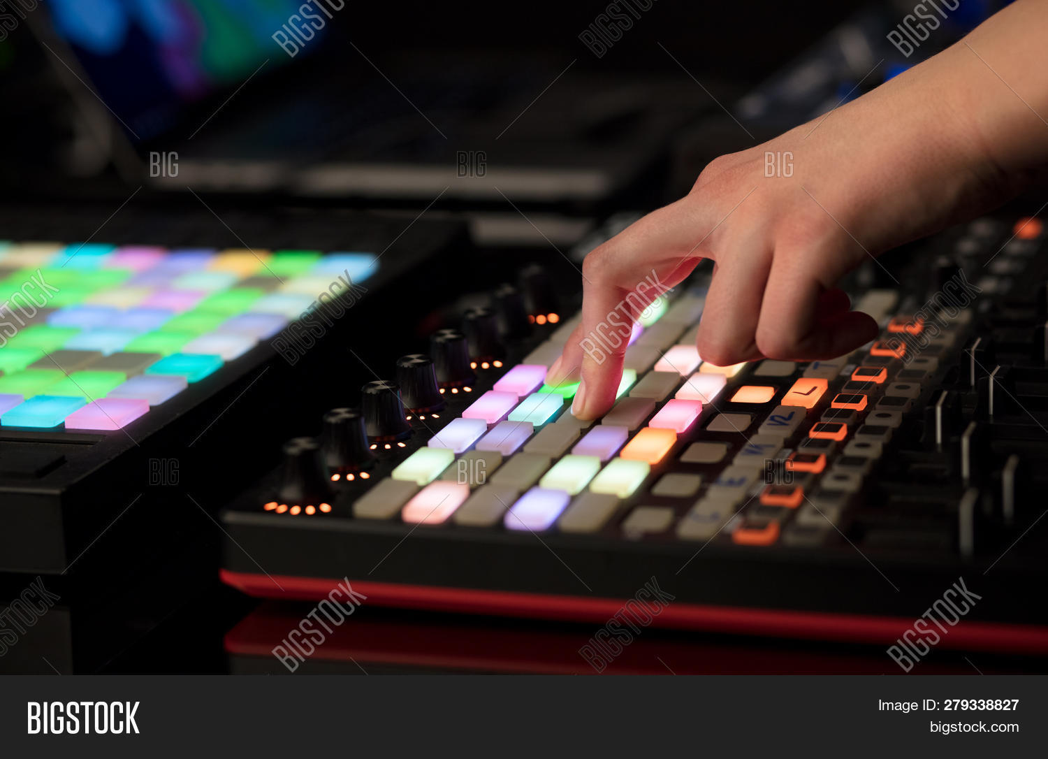 Dj Hand Remixing Music Image & Photo (Free Trial) | Bigstock