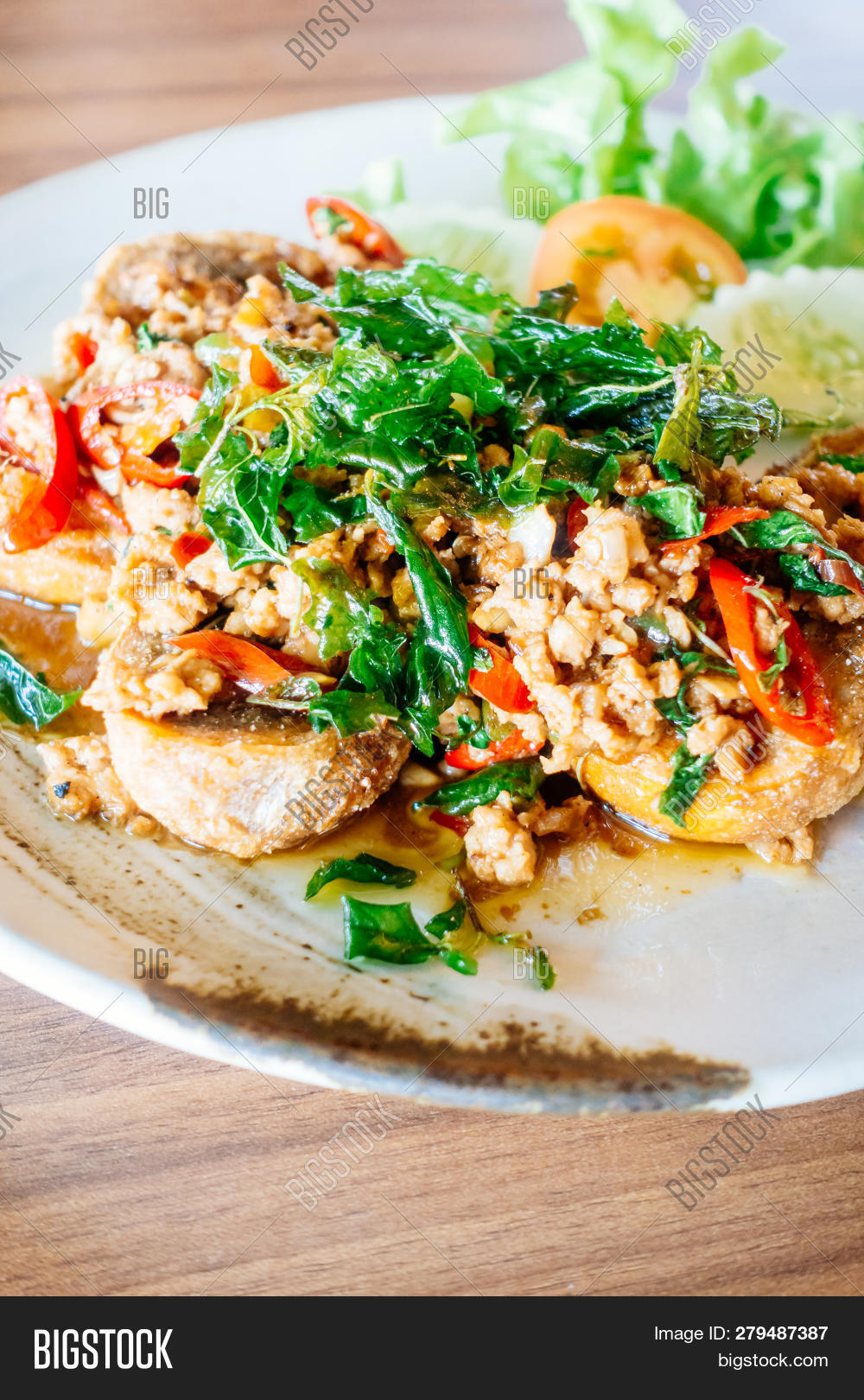 Fried Spicy Basil Image & Photo (Free Trial) | Bigstock