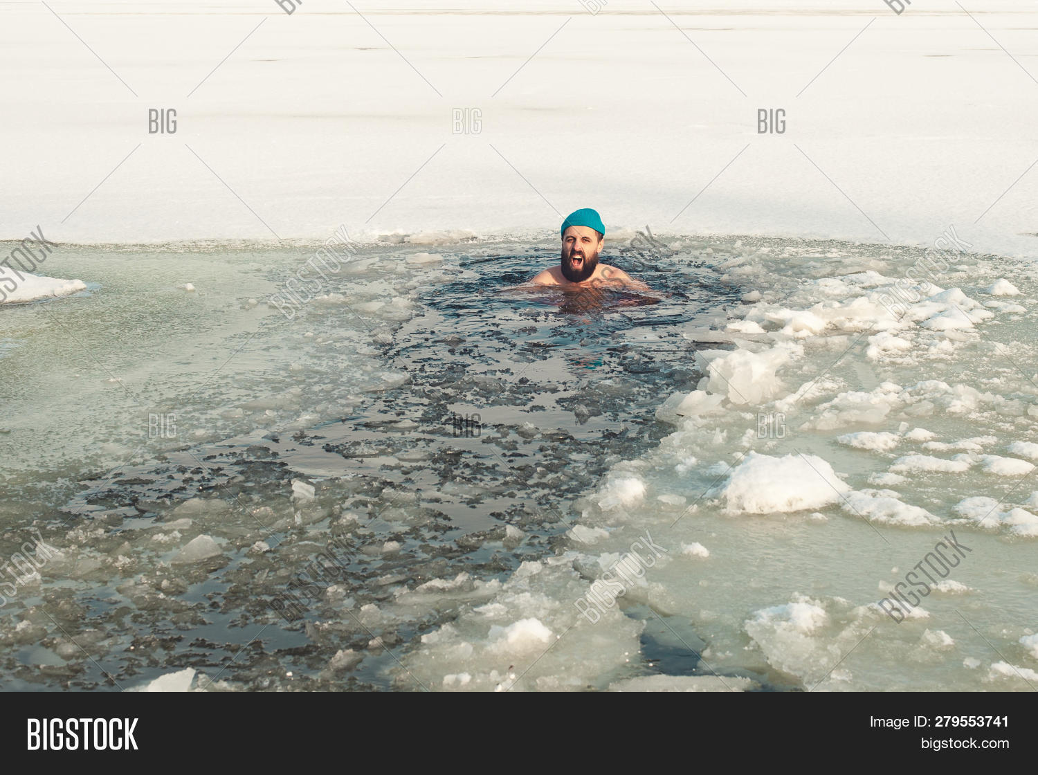 Bearded Man Hat Ice Image & Photo (Free Trial) | Bigstock