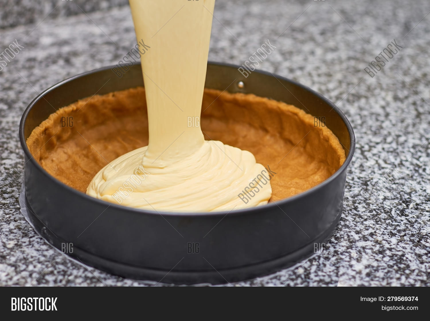 Batter Flowing Into Image & Photo (Free Trial) | Bigstock