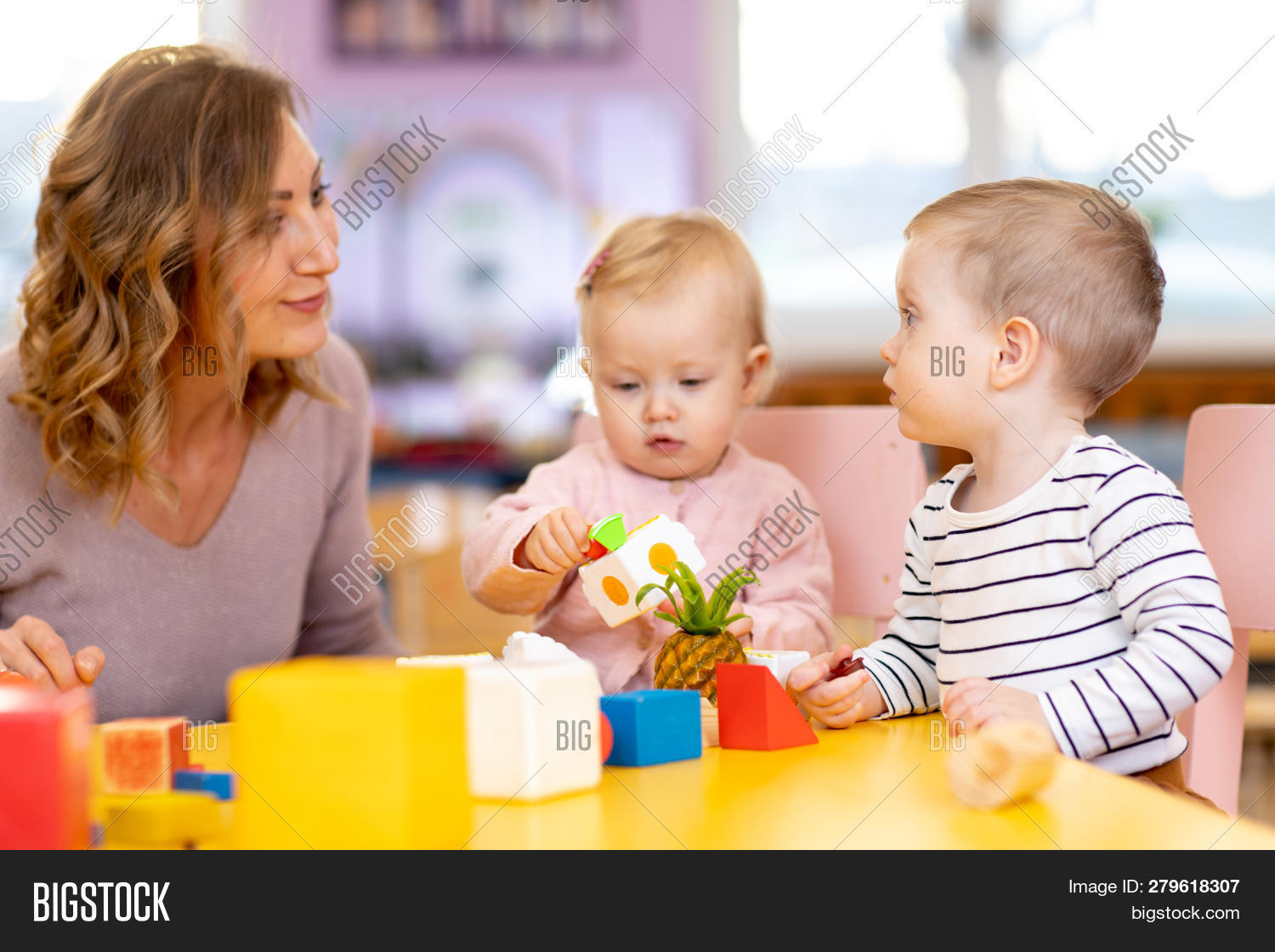 Nursery Babies Playing Image & Photo (Free Trial) | Bigstock