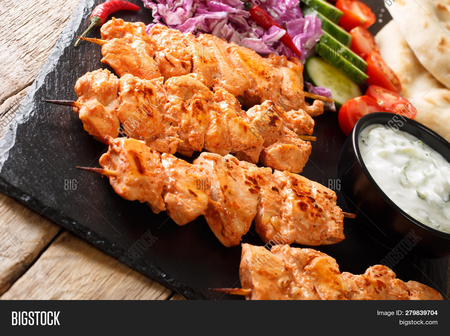 Lebanese Shish Taouk ( Image & Photo (Free Trial) | Bigstock