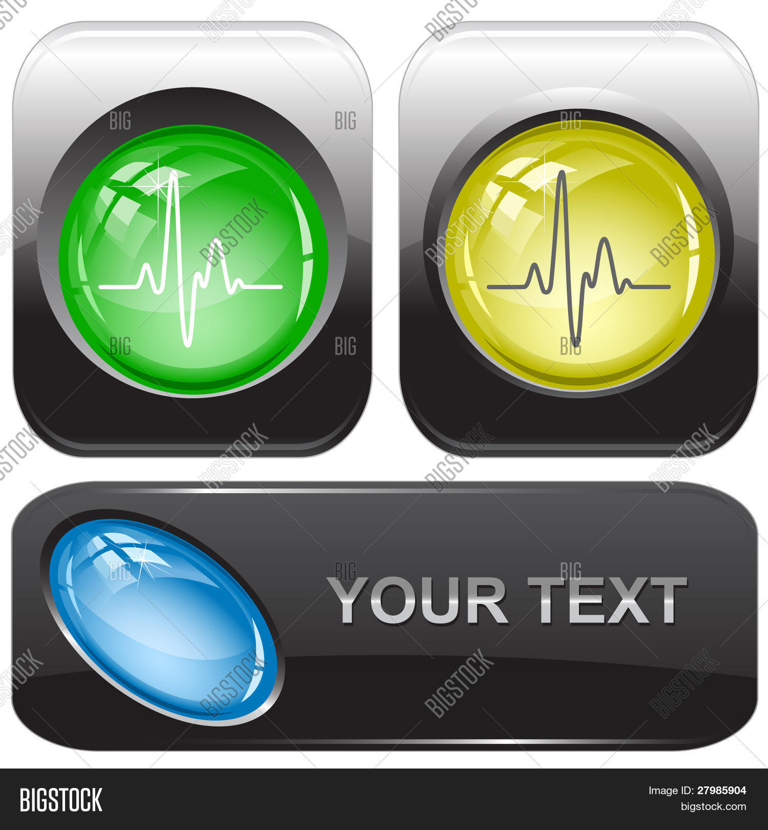 Cardiogram. Vector Vector & Photo (Free Trial) | Bigstock