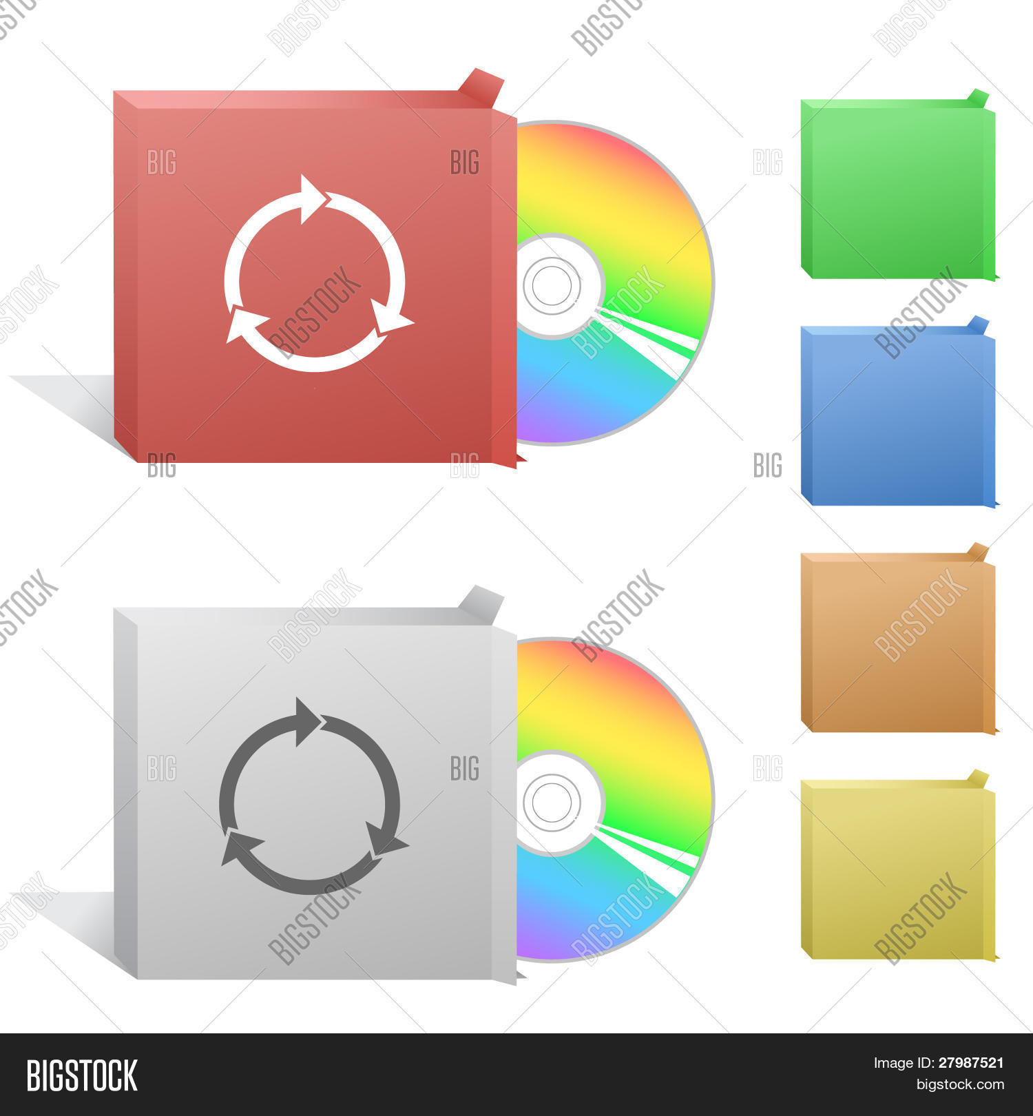 Recycle Symbol. Box Vector & Photo (Free Trial) | Bigstock