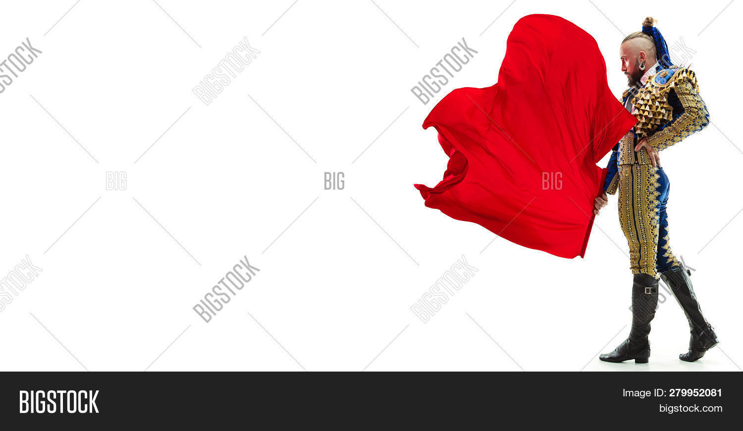 Torero Blue Gold Suit Image & Photo (Free Trial) | Bigstock