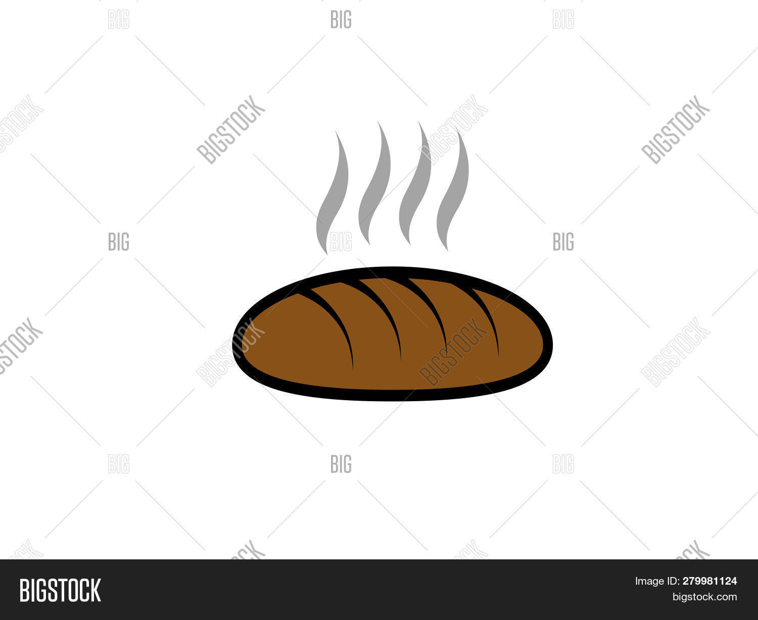 Creative Hot Bread Vector & Photo (Free Trial) | Bigstock