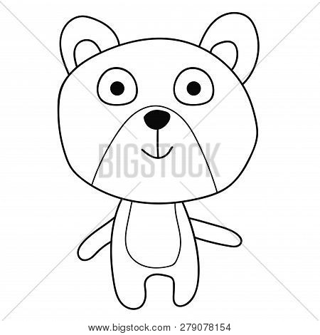 Cute Doodle Teddy Vector & Photo (Free Trial) | Bigstock