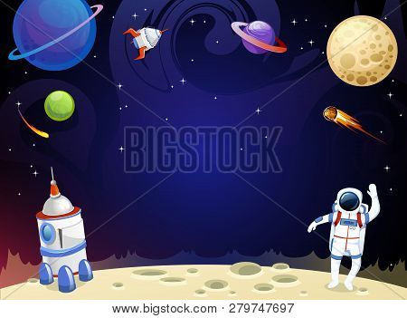 Cartoon Space Vector & Photo (Free Trial) | Bigstock