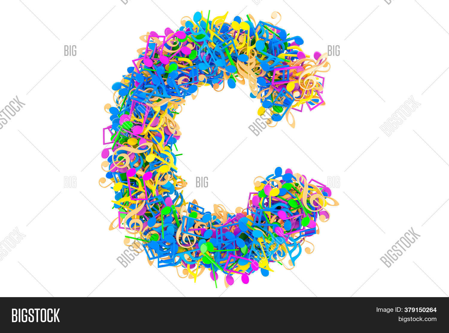 Letter C Colored Image & Photo (Free Trial) | Bigstock