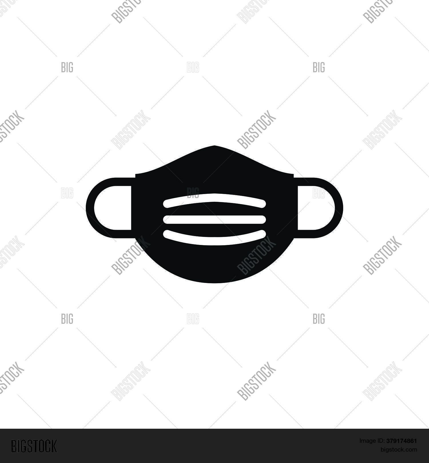 Mask Icon Isolated On Vector & Photo (Free Trial) | Bigstock