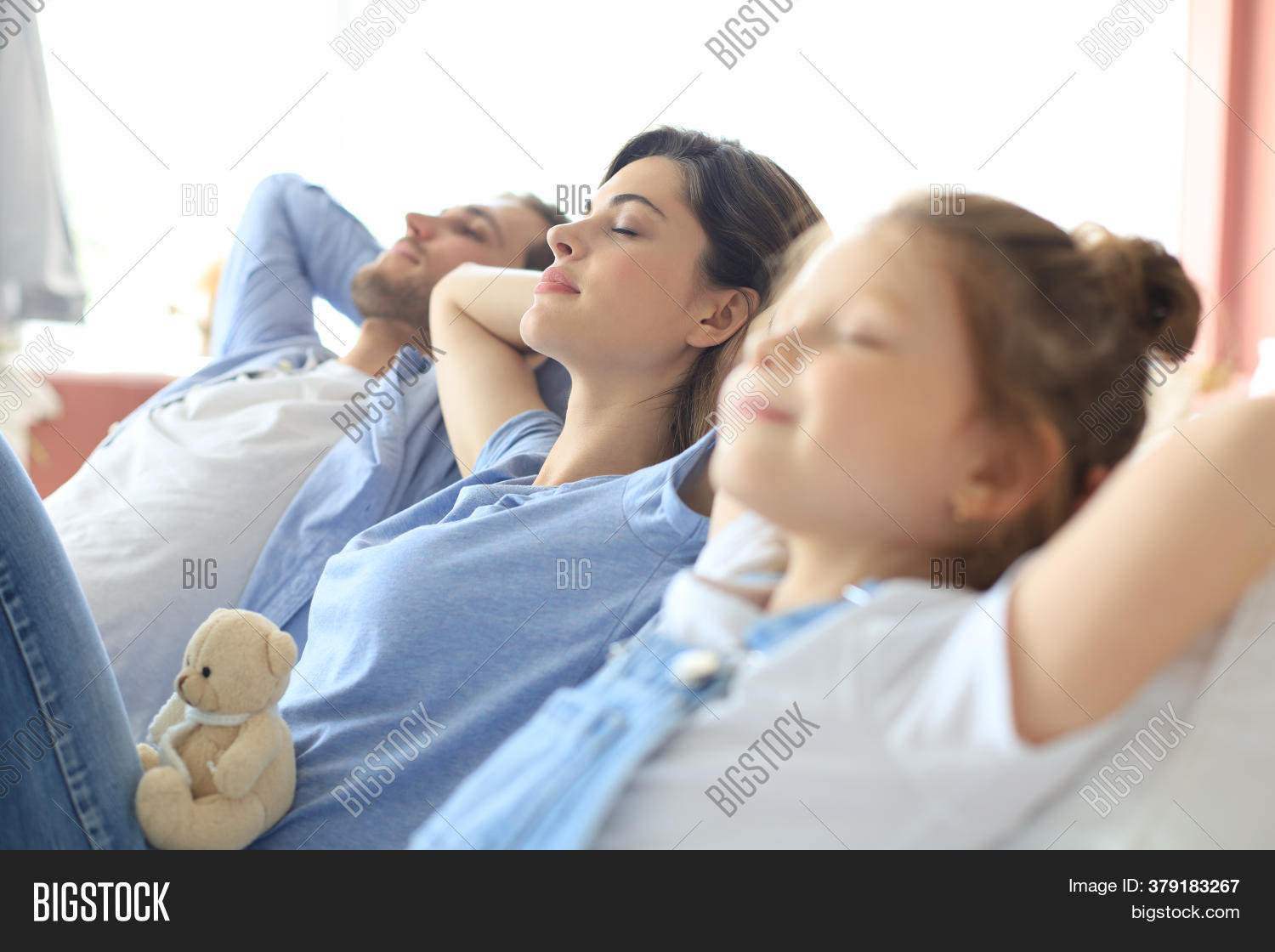 Relaxed Young Family Image & Photo (Free Trial) | Bigstock