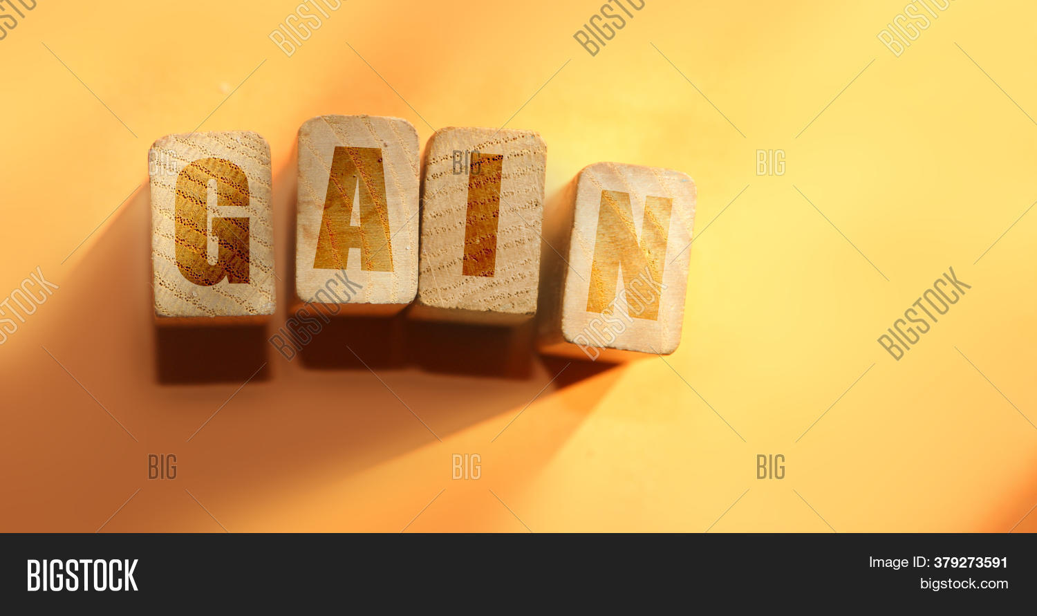Gain Word On Wooden Image & Photo (Free Trial) | Bigstock