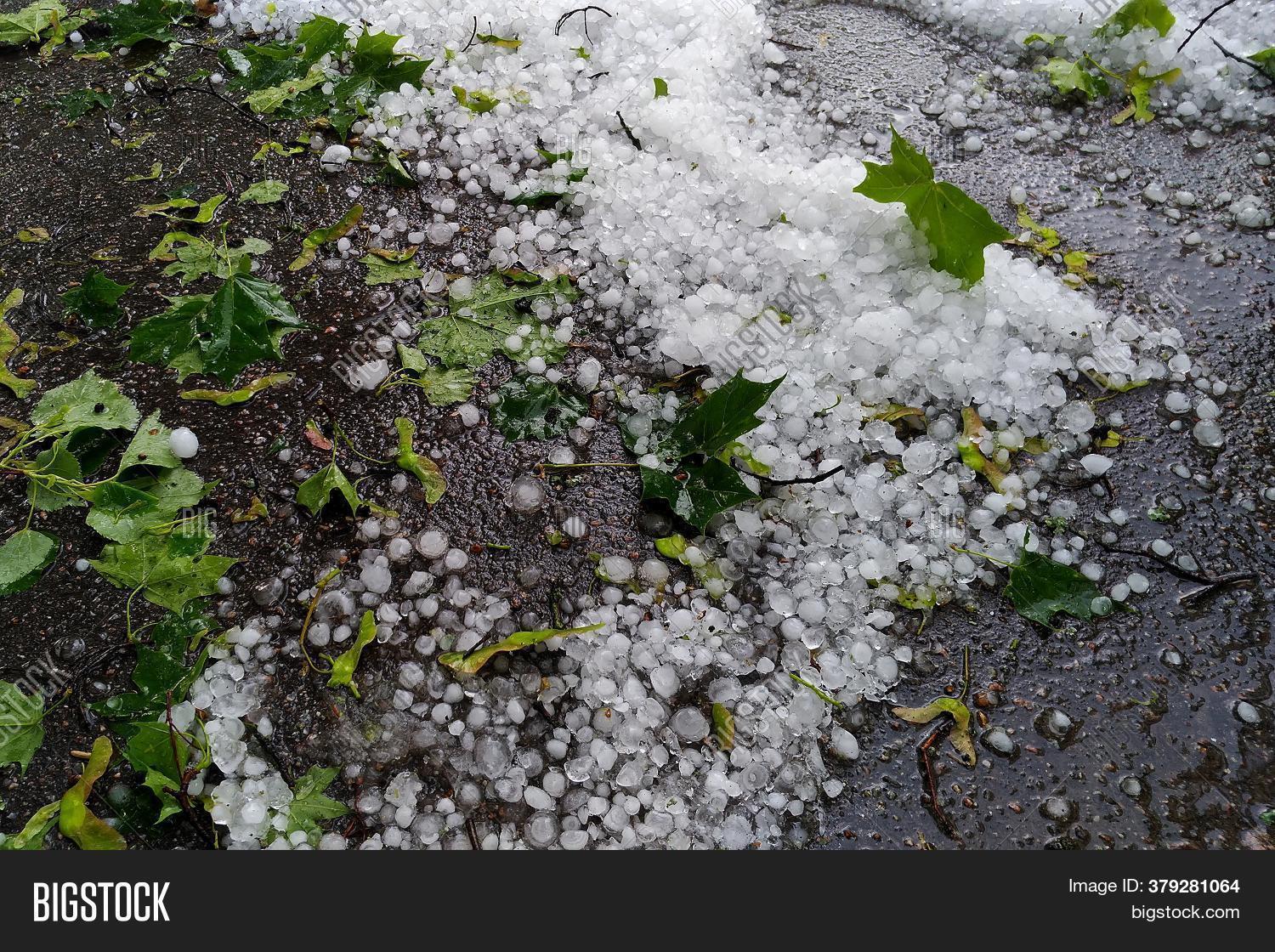 Large Chunks Hail On Image & Photo (Free Trial) | Bigstock