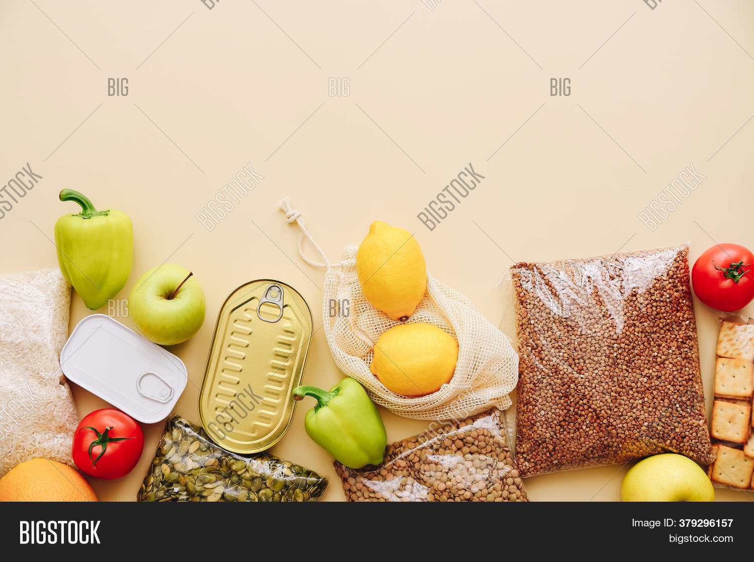 Set Grocery Items Image & Photo (Free Trial) | Bigstock