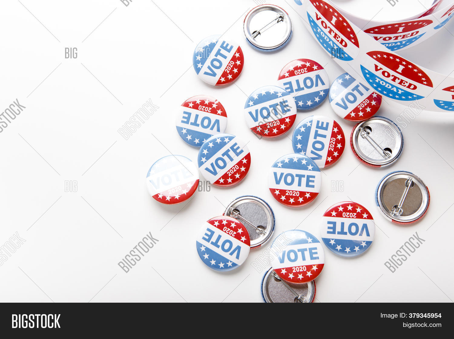 Usa Election Buttons Image & Photo (Free Trial) | Bigstock