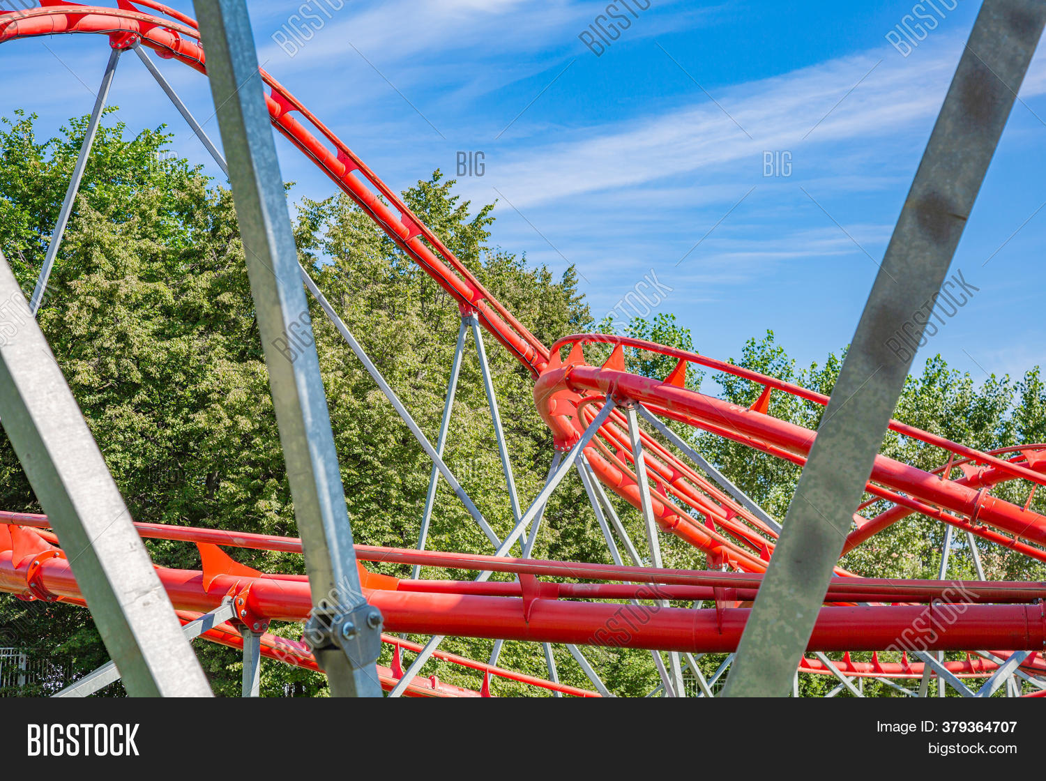 Red Roller Coaster Image & Photo (Free Trial) | Bigstock