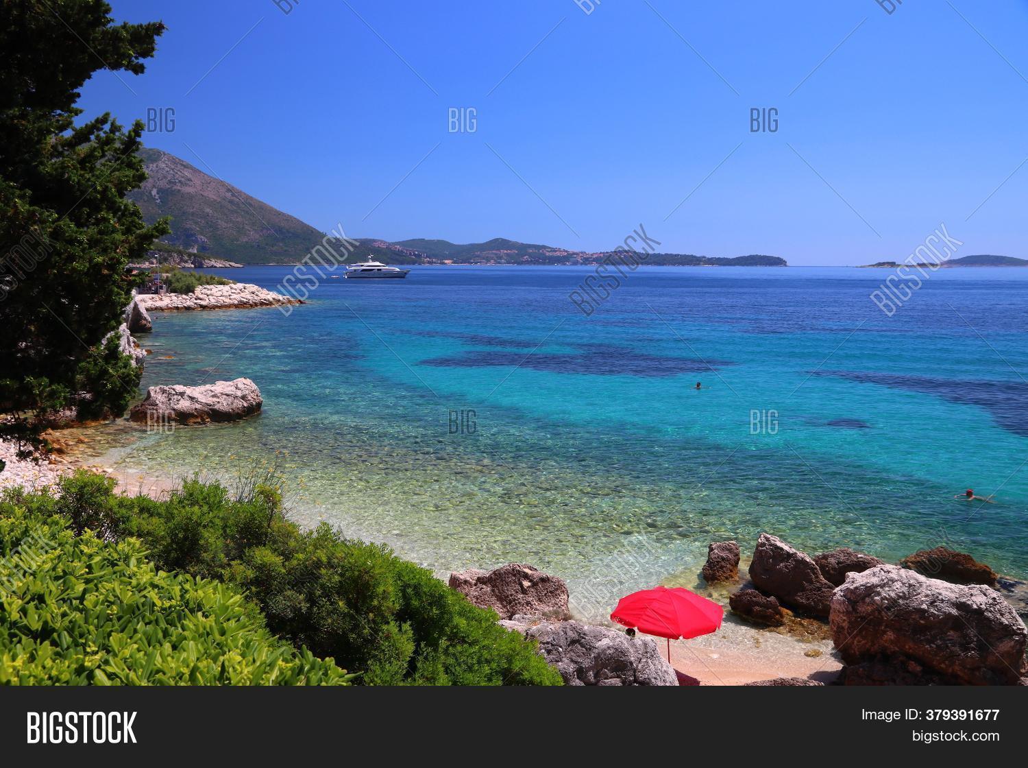 Mlini Beach Croatia. Image & Photo (Free Trial) | Bigstock