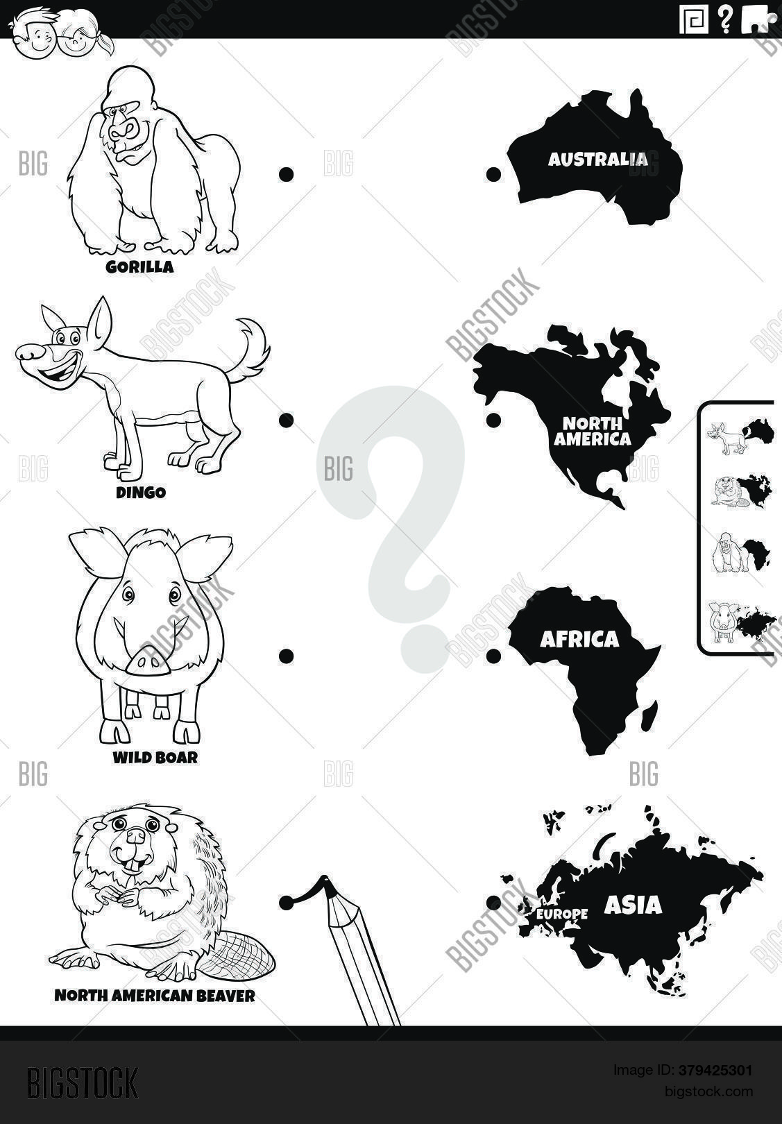 Black White Cartoon Vector & Photo (Free Trial) | Bigstock